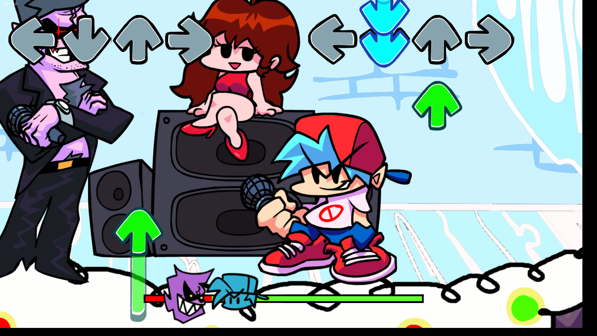 Week 1 Christmas Stage [Friday Night Funkin'] [Mods]