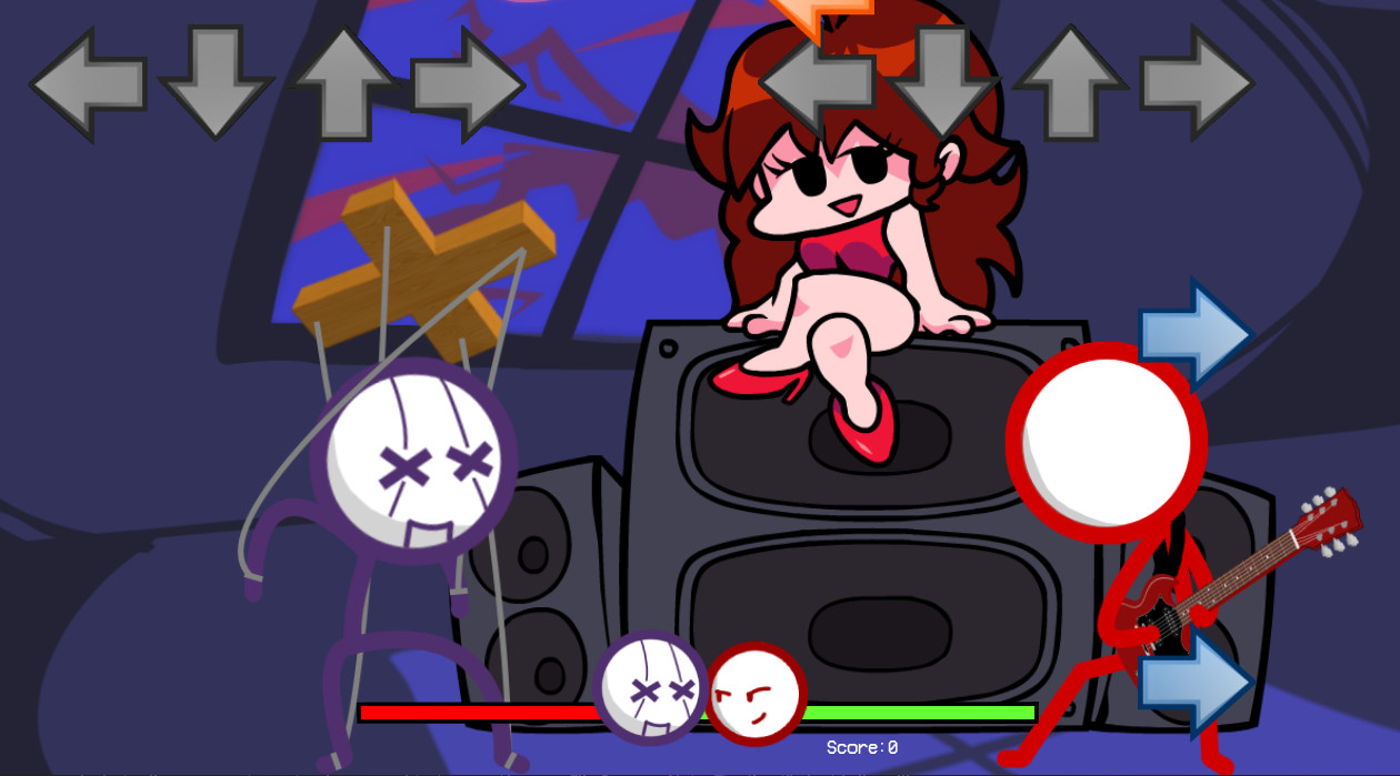 Super Crazy Guitar Funkin' Deluxe Mod for Friday Night Funkin' | FNF Mods