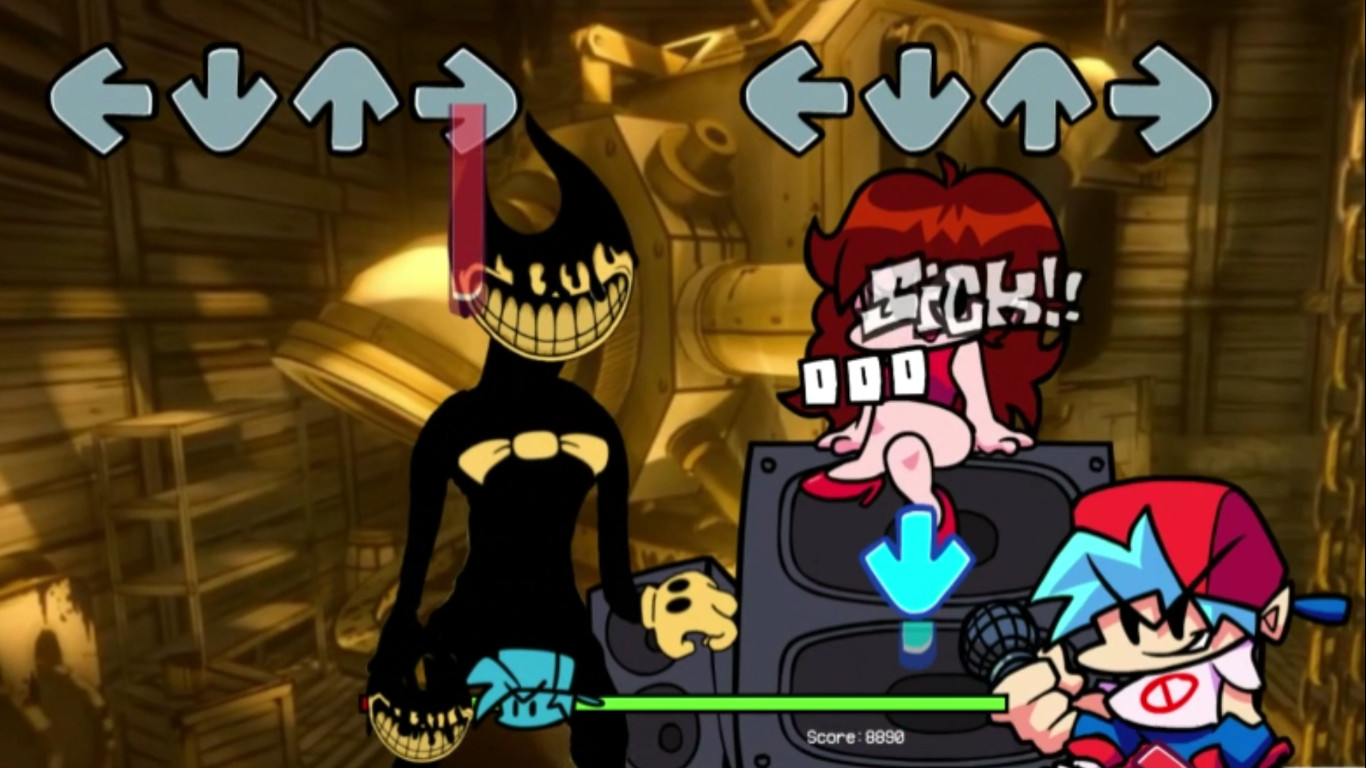 FNF Ink Bendy as Daddy Dearest (beta v2) [Friday Night Funkin'] [Mods]