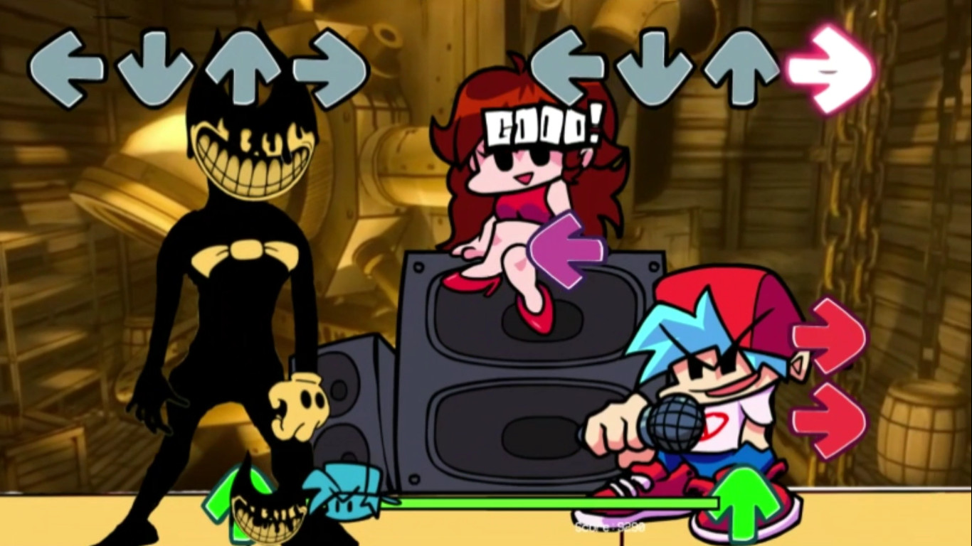 FNF Ink Bendy as Daddy Dearest (beta v2) [Friday Night Funkin'] [Mods]