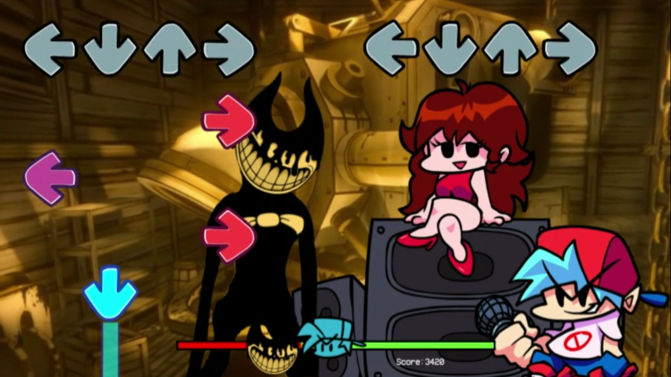 FNF Ink Bendy as Daddy Dearest (beta v2) [Friday Night Funkin'] [Mods]