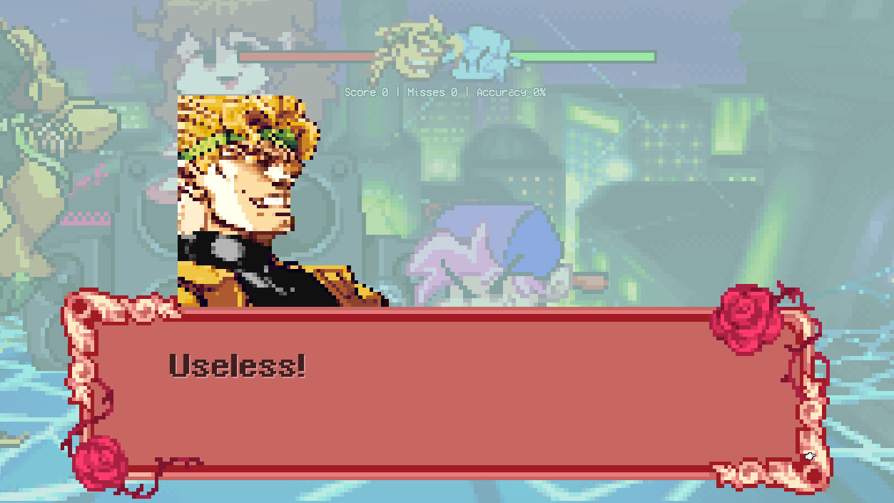 HFTF DIO Over Senpai [Friday Night Funkin'] [Mods]