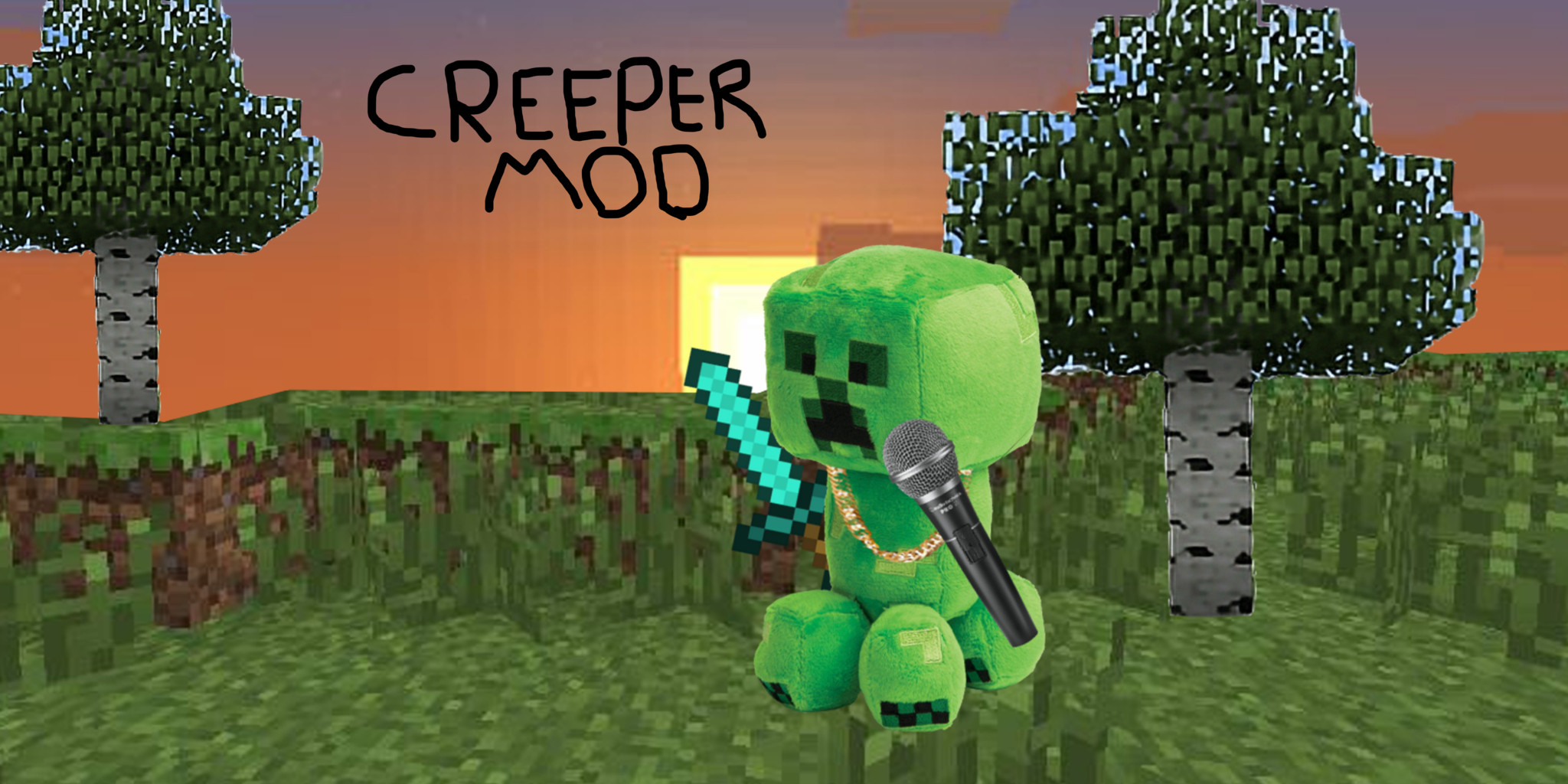Friday night funkin: Creeper mod Mod for Friday Night Funkin' | FNF Mods