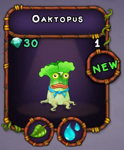 Vegetable Oaktopus Mod for My Singing Monsters | MSM Mods