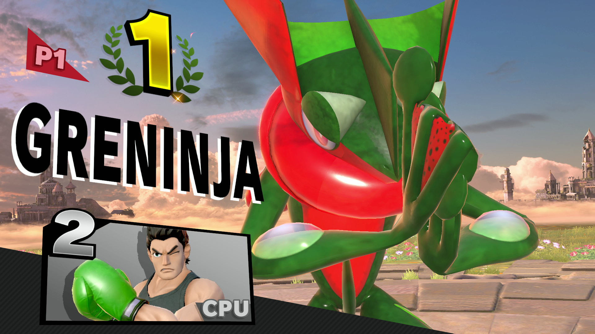 Watermelon Greninja [Super Smash Bros. Ultimate] [Mods]
