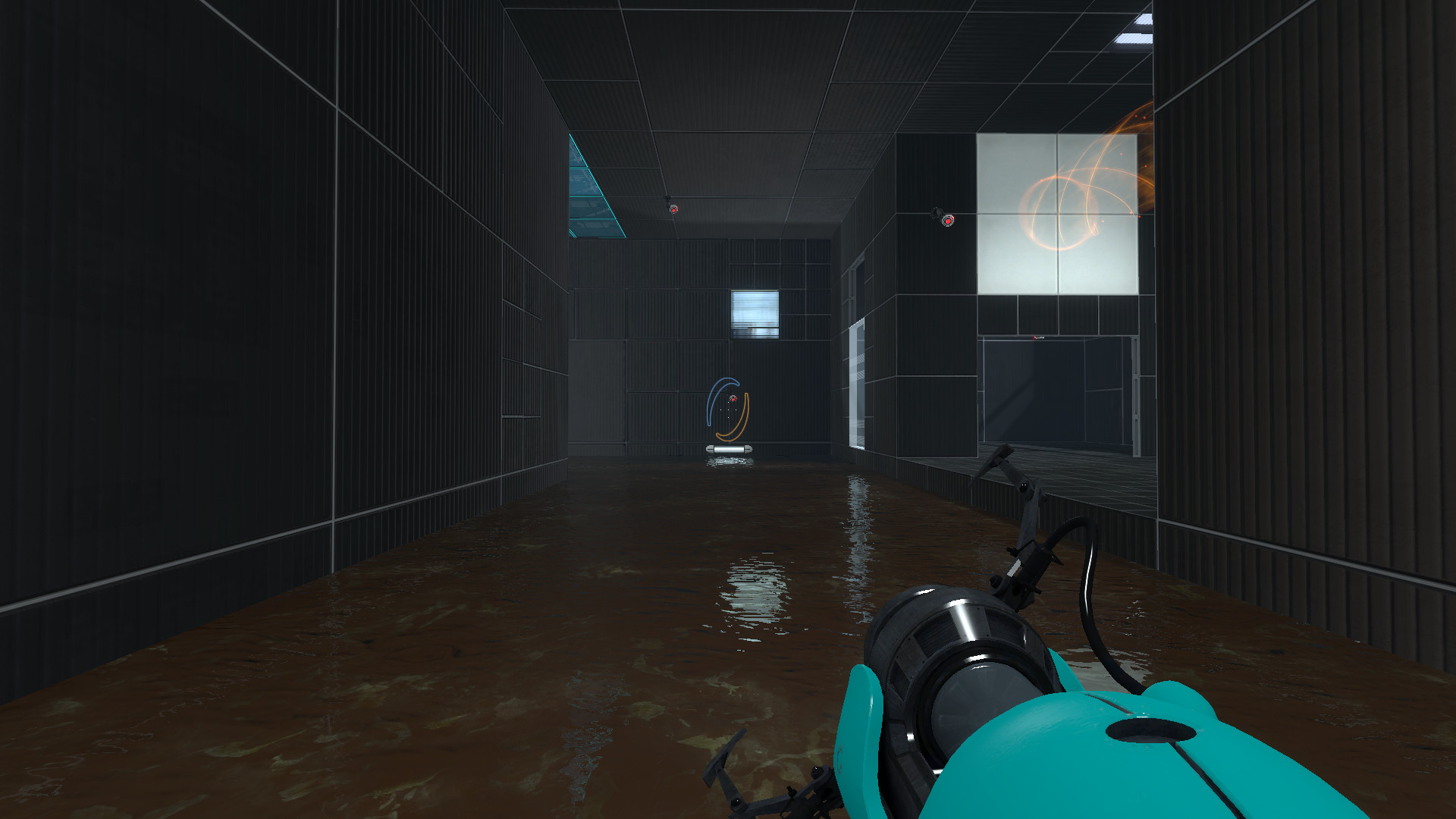 Blue (Cyan) Portal Gun Remastered Mod for Portal 2 | P2 Mods