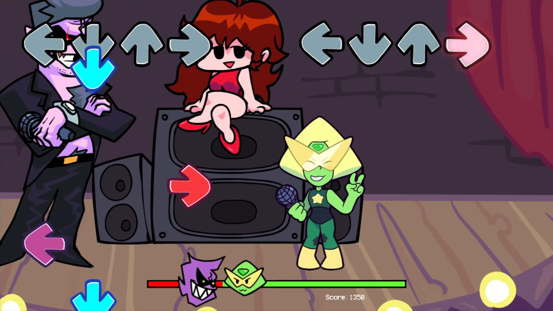 Peridot over Boyfriend (Playable Peridot) Mod for Friday Night Funkin ...