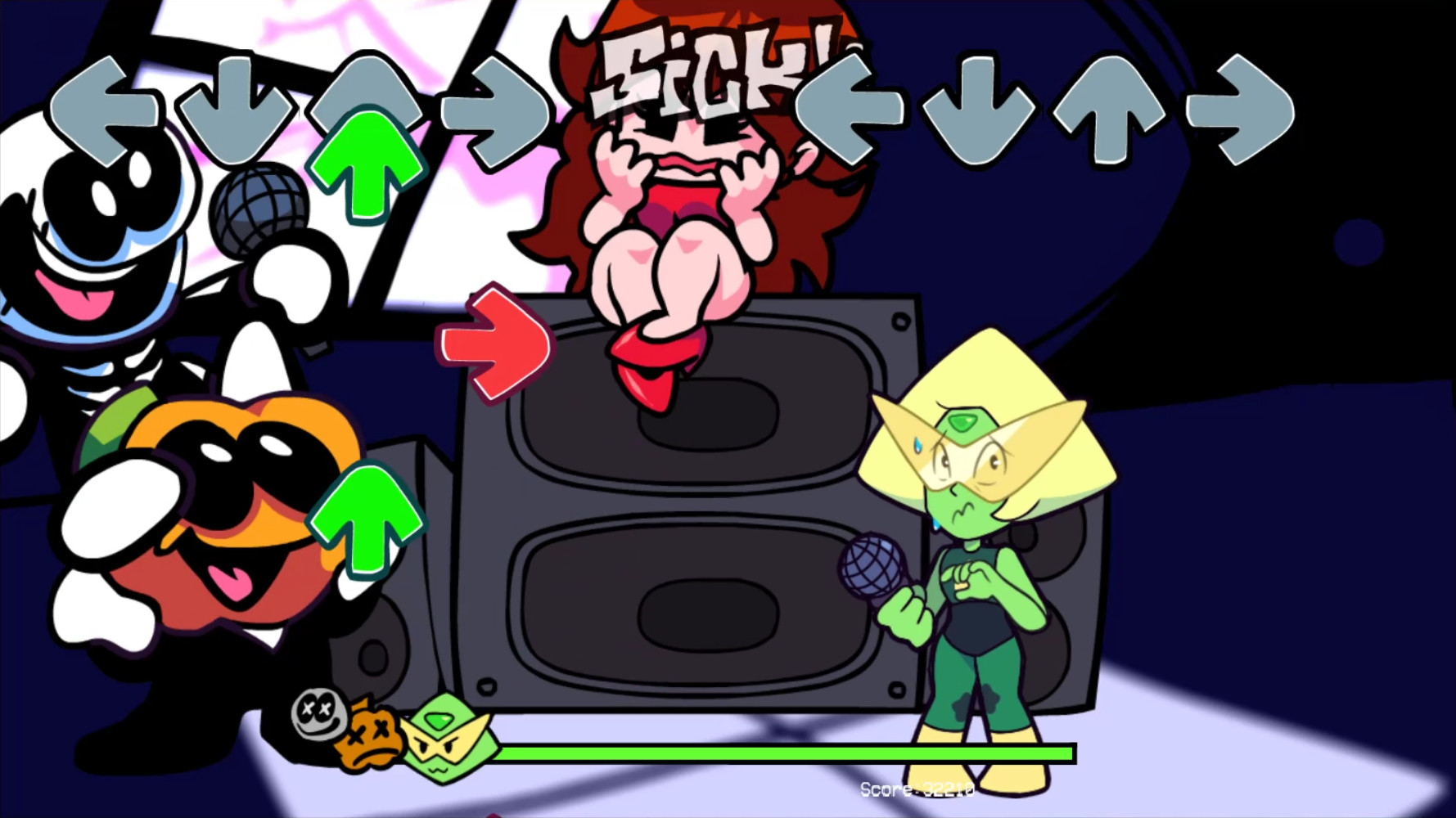 Peridot over Boyfriend (Playable Peridot) Mod for Friday Night Funkin ...