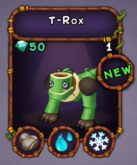 Bamboo T-Rox Mod for My Singing Monsters | MSM Mods