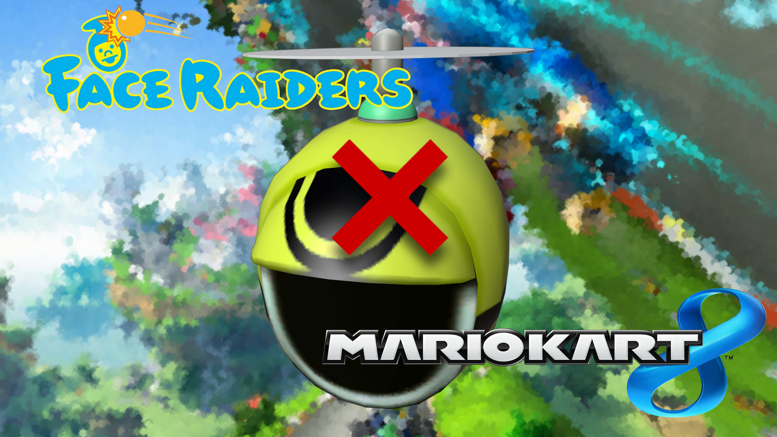 Face Raiders Helmet Mod for Mario Kart 8 | MK8 Mods