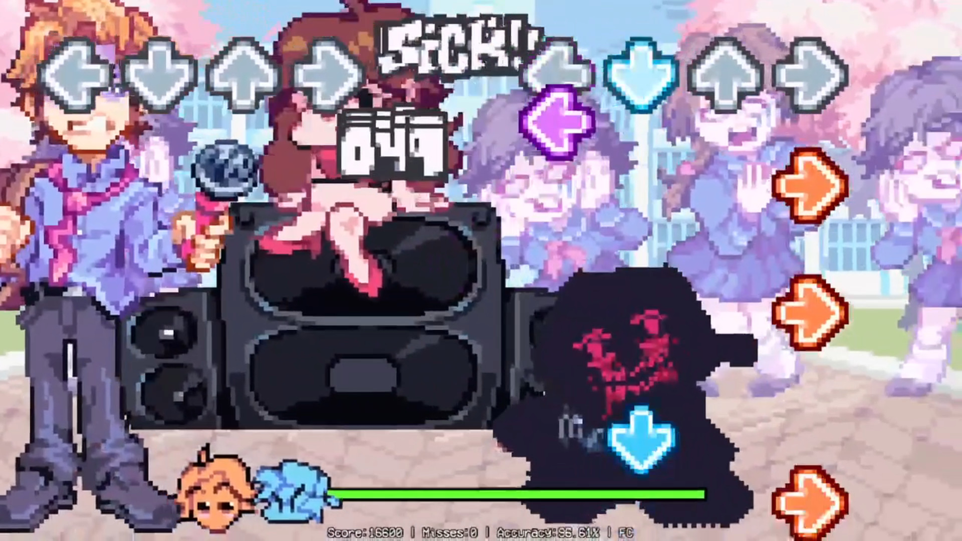 Evil Pixel Boyfriend And GF [Friday Night Funkin'] [Mods]