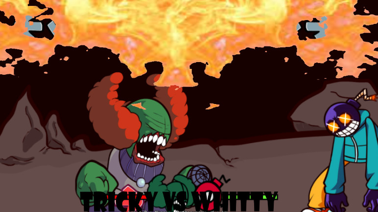 whitty VS clown Mod for Friday Night Funkin' | FNF Mods