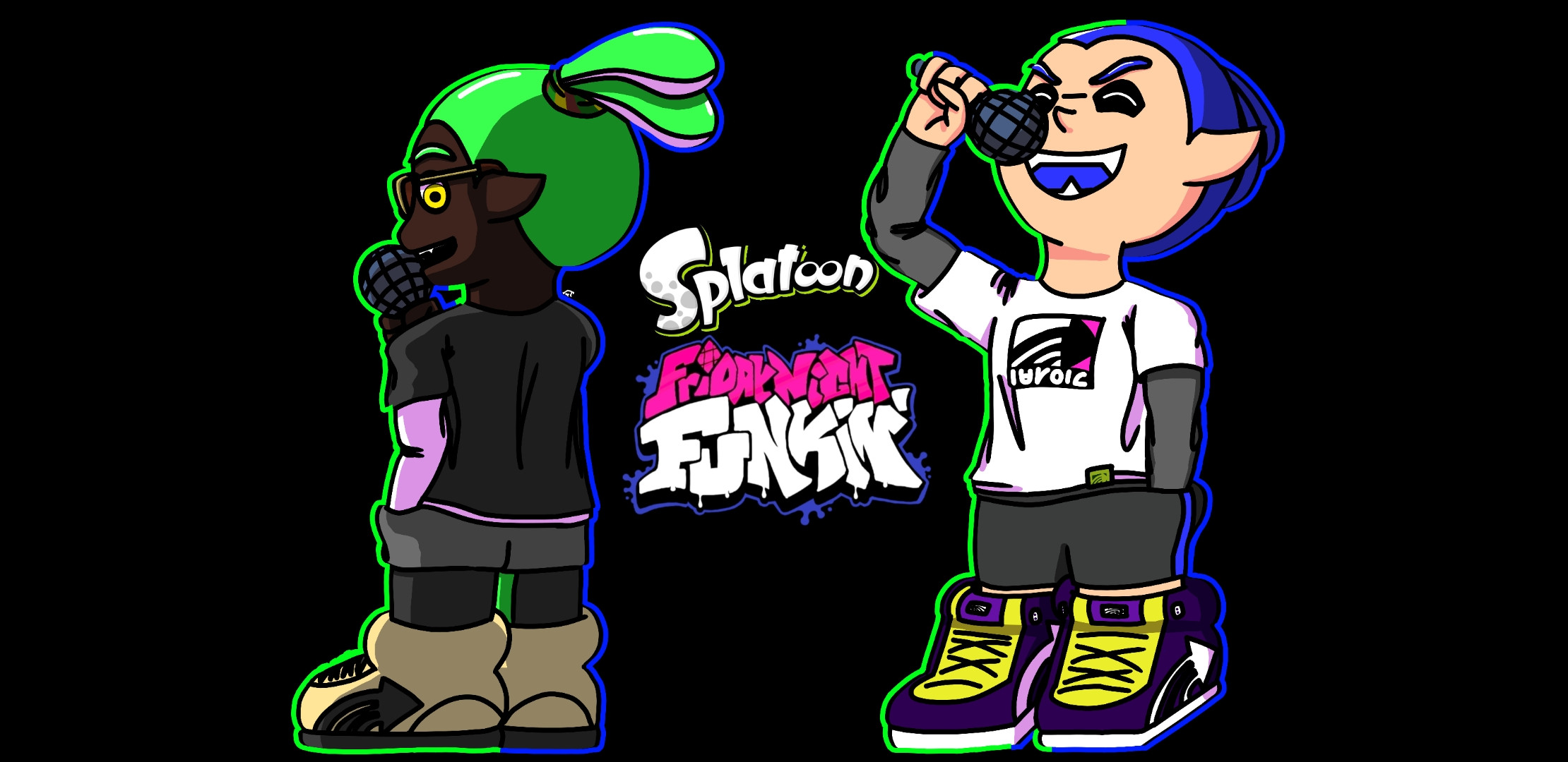 The Ultimate Splatoon Skin Mod Mod for Friday Night Funkin' | FNF Mods