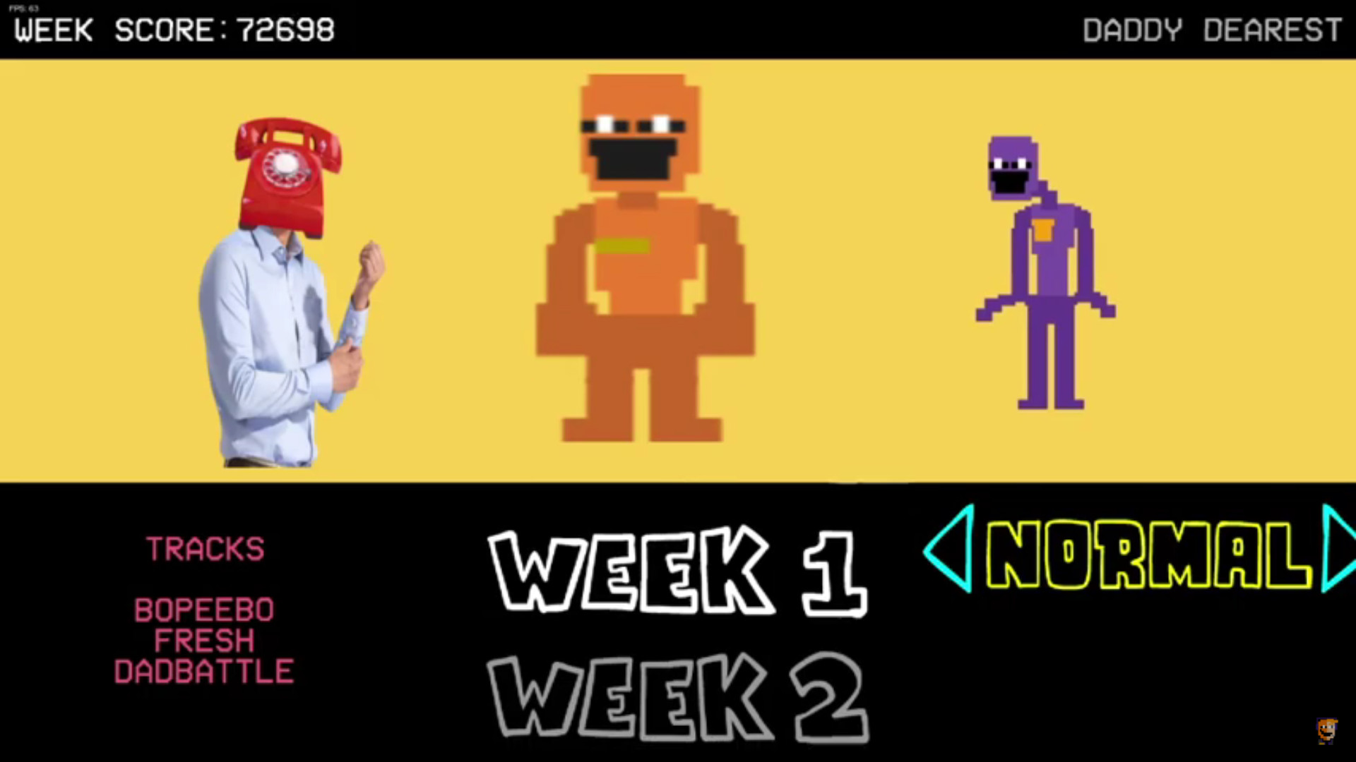 DSaF Week 1 Skins Mod for Friday Night Funkin' | FNF Mods