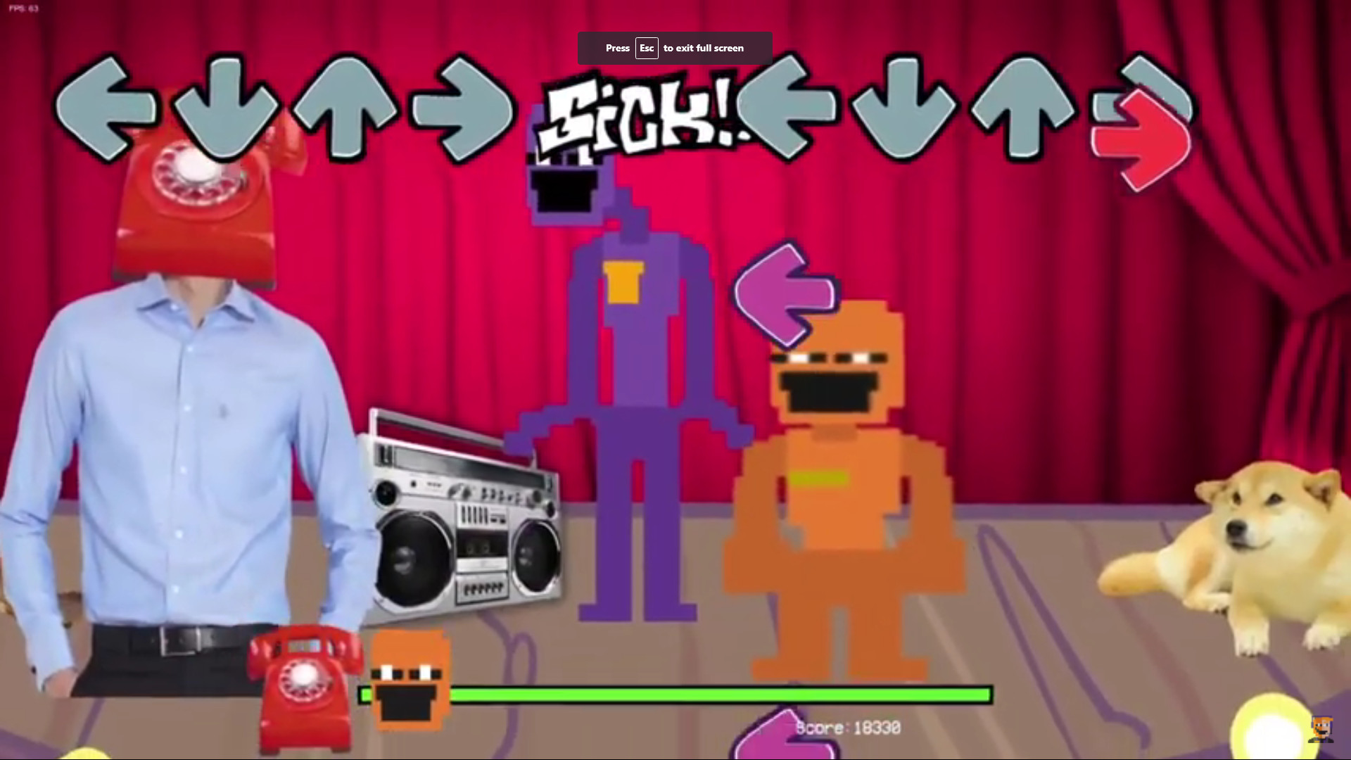 DSaF Week 1 Skins Mod for Friday Night Funkin' | FNF Mods