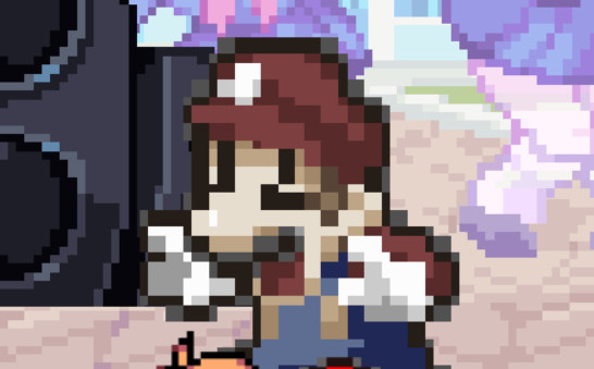 Superstar Saga Mario Over Boyfriend [Friday Night Funkin'] [Mods]