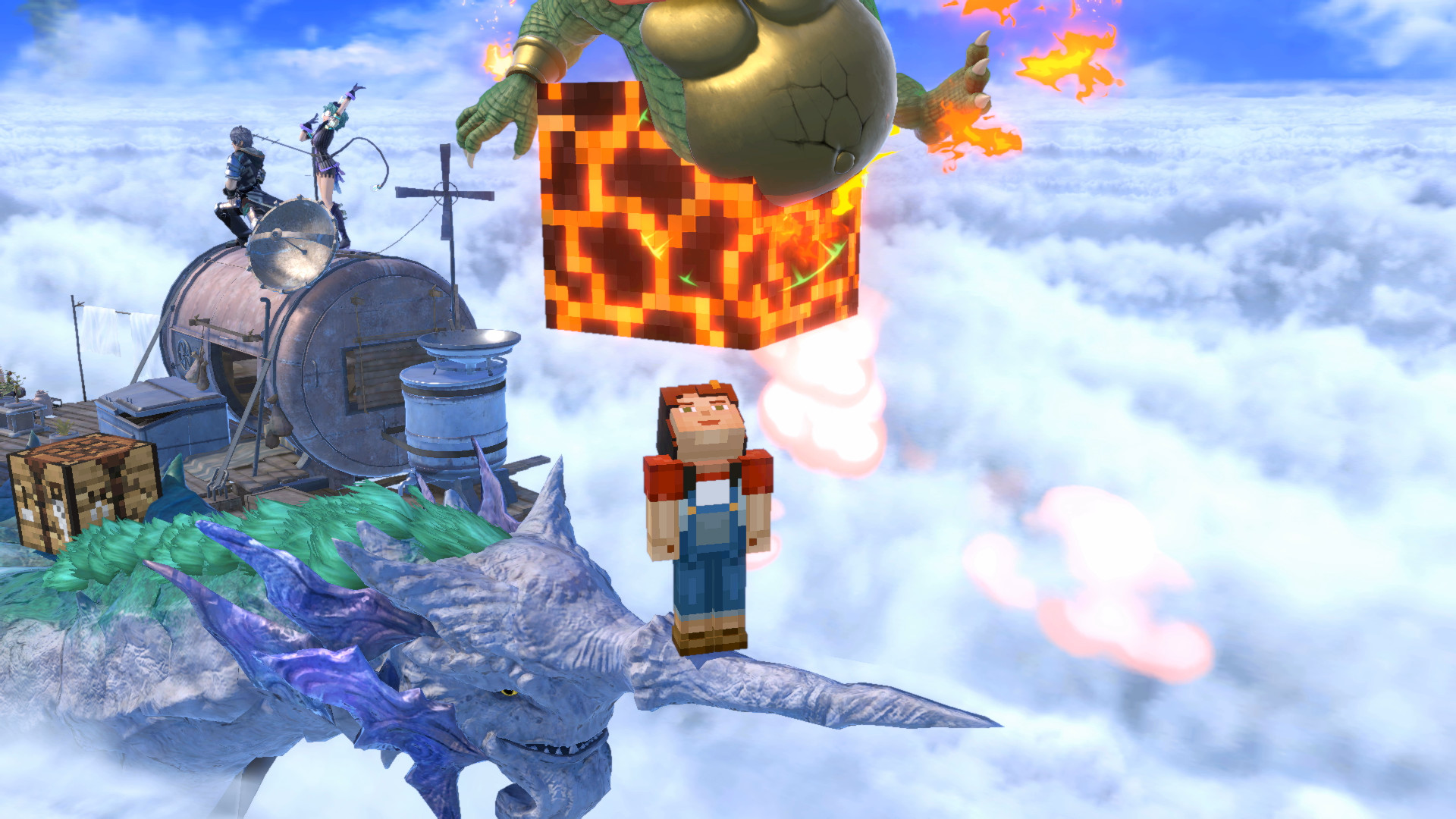 Jesse over Steve Mod for Super Smash Bros. Ultimate | SSBU Mods