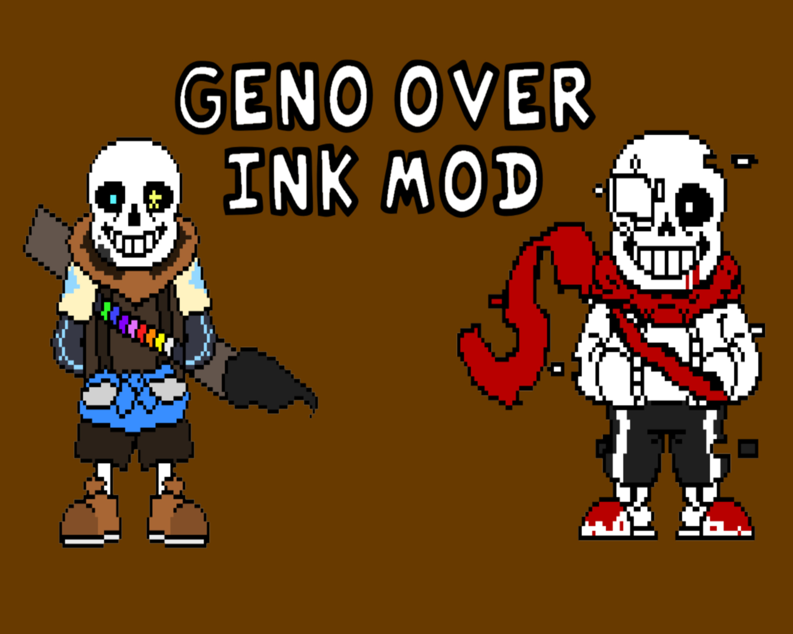 Geno over Ink Mod [Friday Night Funkin'] [Mods]