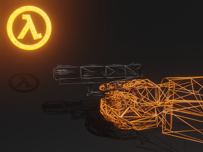 Half-Life Wireframe Guns [Half-Life] [Mods]