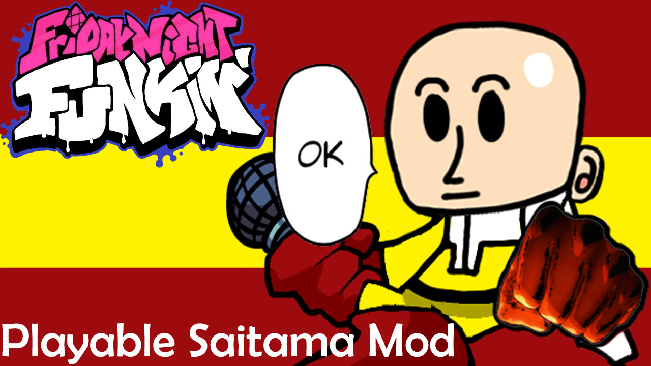 Playable Saitama Mod for Friday Night Funkin' Mod for Friday Night ...