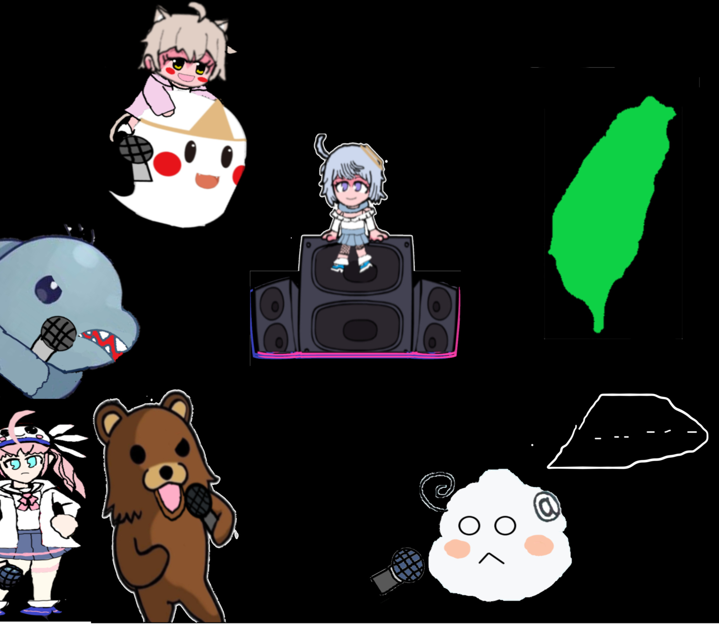 Taiwan vtuber mod [Friday Night Funkin'] [Mods]