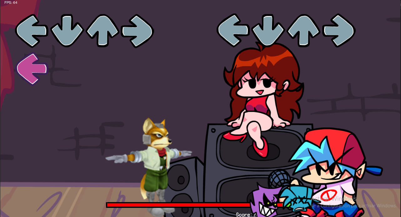 Melee fox over daddy dearest [Friday Night Funkin'] [Mods]