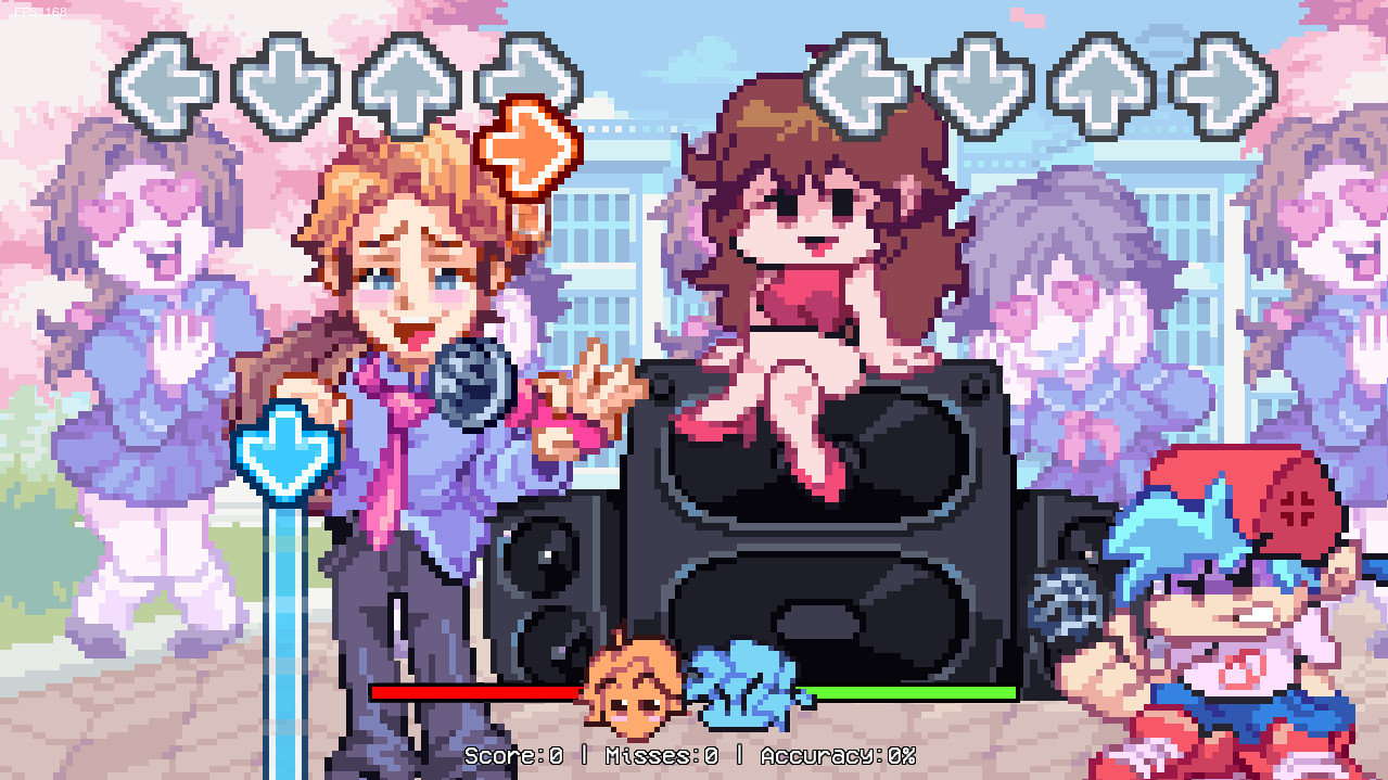 Week 6 but Boyfriend does not like Senpai Mod for Friday Night Funkin ...