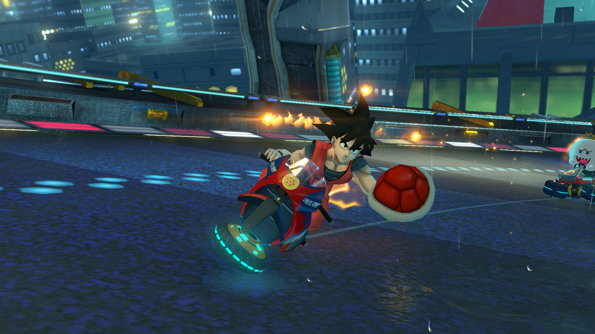 Goku in MK8D Mod for Mario Kart 8 Deluxe | MK8D Mods