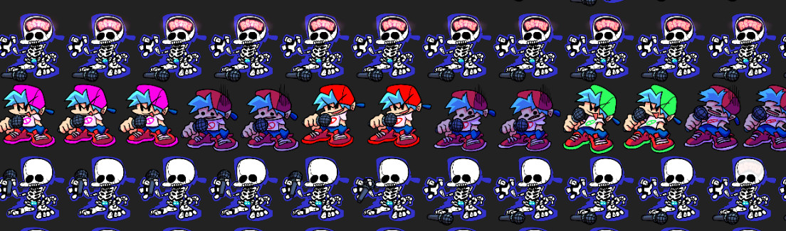 Neon pack Mod for Friday Night Funkin' | FNF Mods