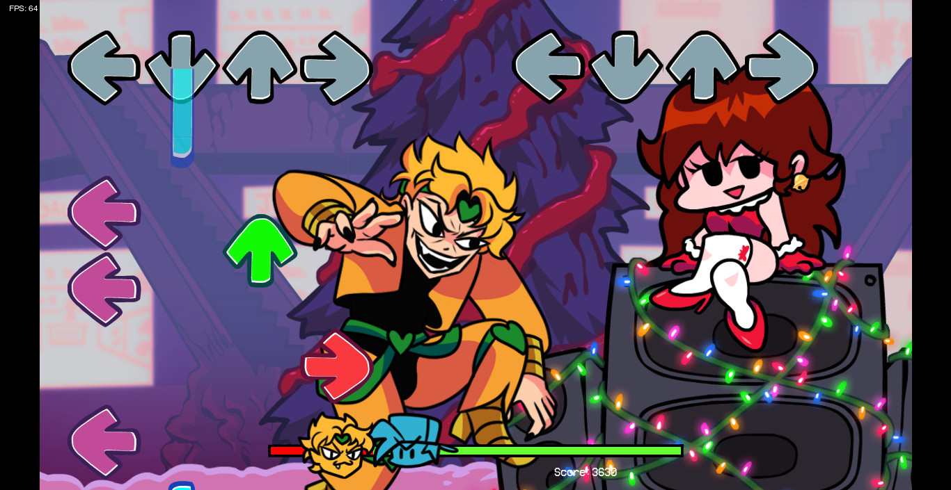 JJBA Stardust Crusaders on Week 5 Mod for Friday Night Funkin' | FNF Mods