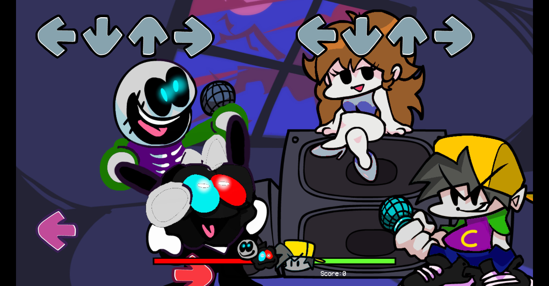 Chuck and friends mod Mod for Friday Night Funkin' | FNF Mods