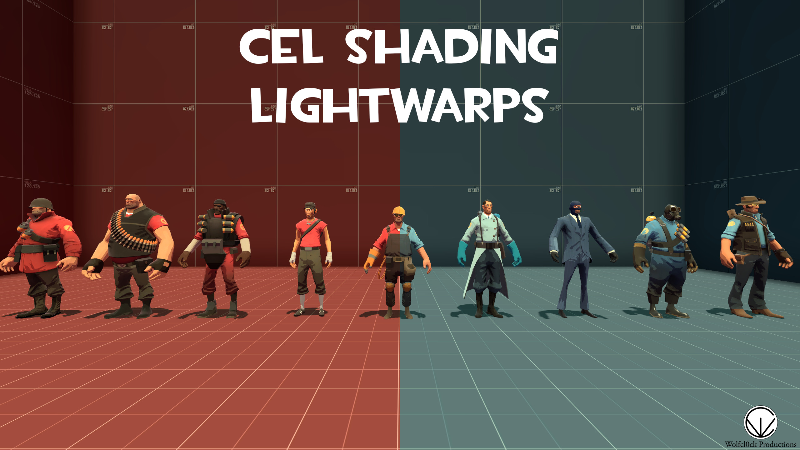 Cel Shading Lightwarps Mod for Team Fortress 2 | TF2 Mods