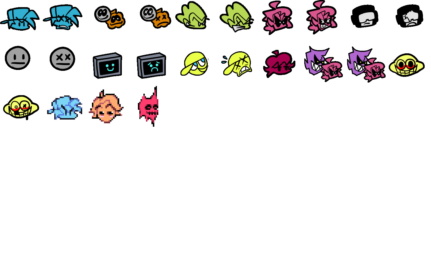 Hex for week 1 and 2 [Friday Night Funkin'] [Mods]