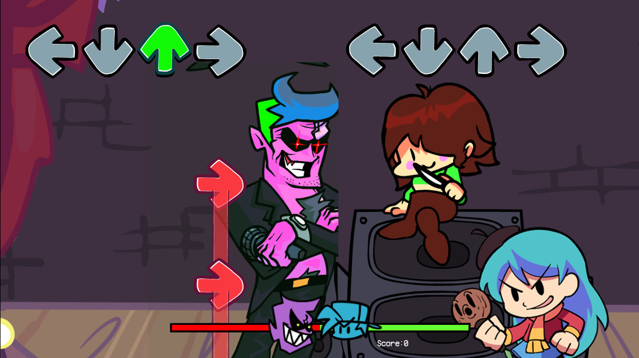 Rainbow Daddy Skin Mod for Friday Night Funkin' | FNF Mods