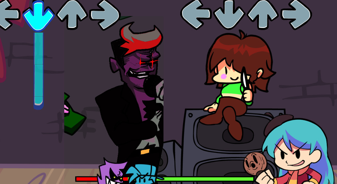 Rainbow Daddy Skin Mod for Friday Night Funkin' | FNF Mods