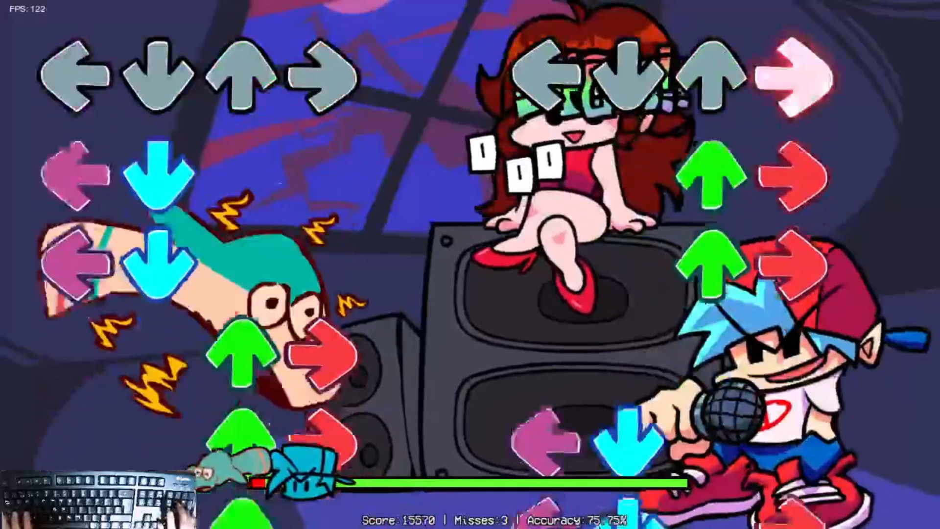 FNF LUCKY GUITAR LUCKY BOY! Canon Sock (beta) Mod for Friday Night Funkin' | FNF Mods