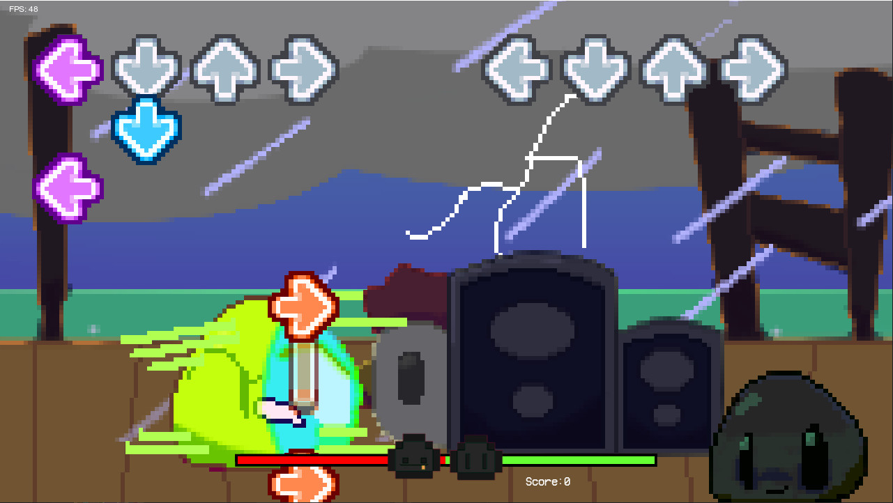 Lil Boi Funk but with COLOR SYNC Mod for Friday Night Funkin' | FNF Mods