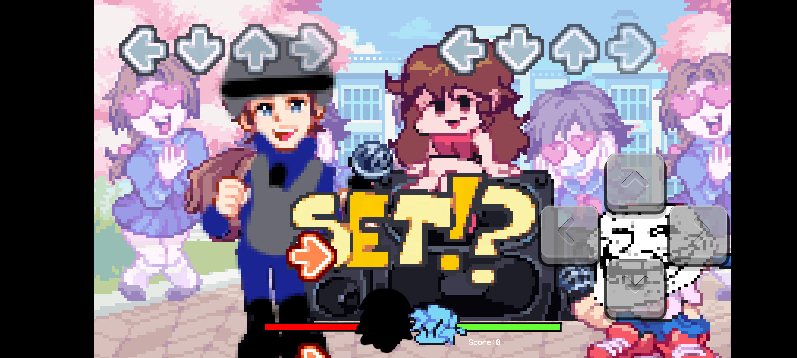 Barney As Senpai V.1 Mod for Friday Night Funkin' | FNF Mods