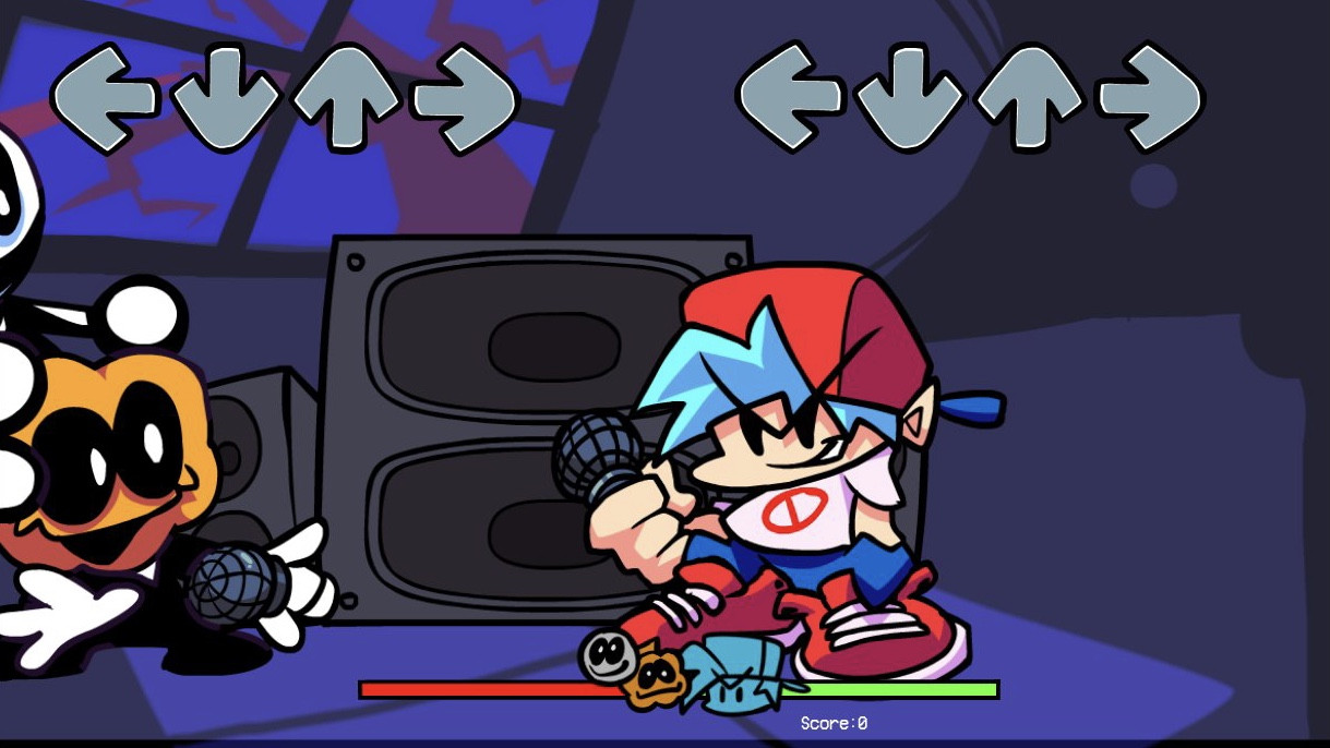 Speakers Only/No GF Skin Mod for Friday Night Funkin' | FNF Mods