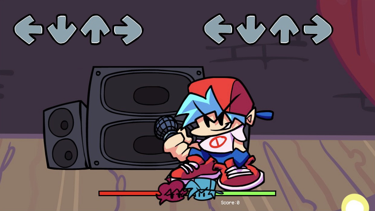 Speakers Only/No GF Skin Mod for Friday Night Funkin' | FNF Mods