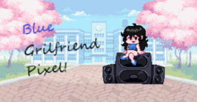 GF Pixel: Black Hair Mod for Friday Night Funkin' | FNF Mods
