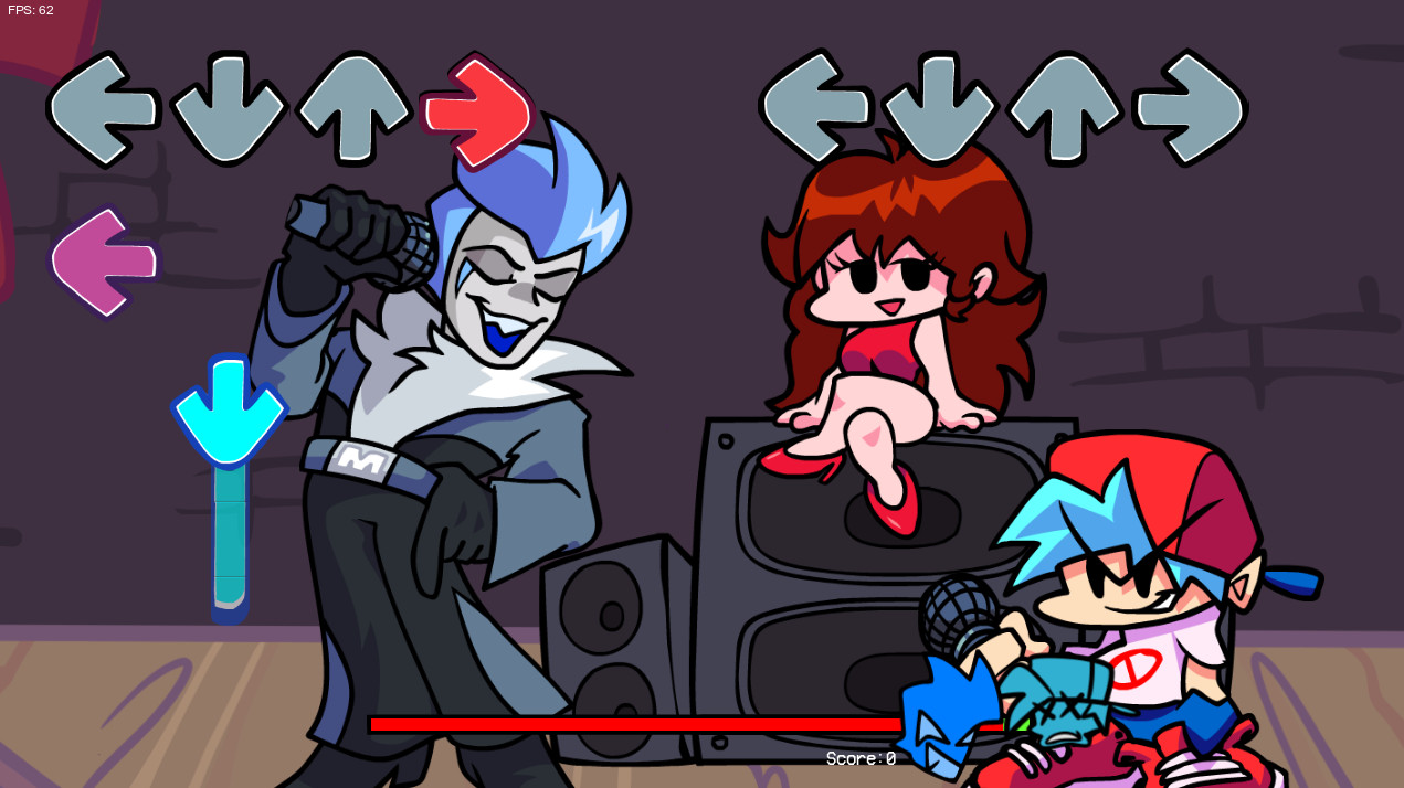 FNF Mecha the Mechasm Skin: (Over Dad) Mod for Friday Night Funkin ...