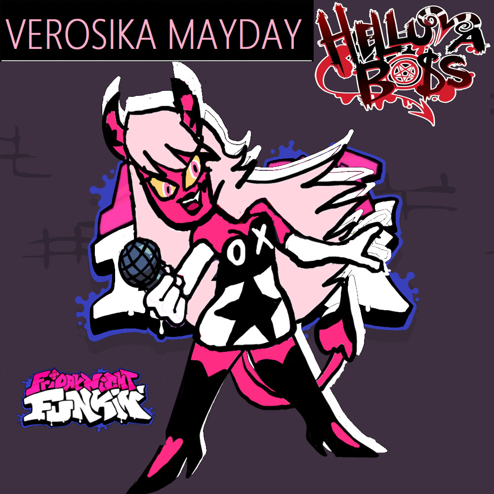 Verosika Mayday over Mom Mod for Friday Night Funkin' | FNF Mods