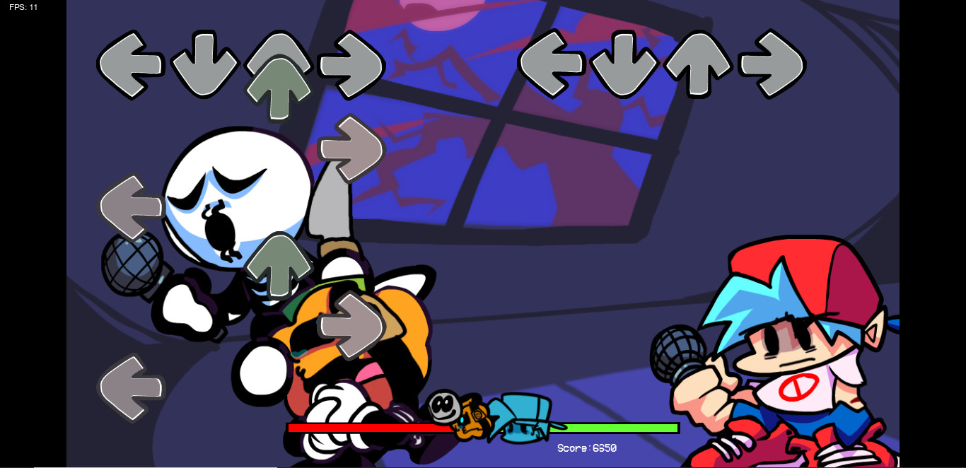 Blood Friends AU Skin Mod Mod for Friday Night Funkin' | FNF Mods