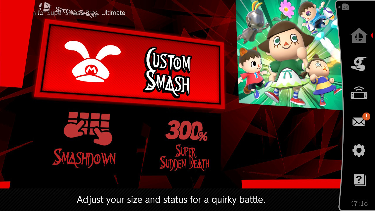 Dark Transparent Menu (Omega Mode) [Super Smash Bros. Ultimate] [Mods]