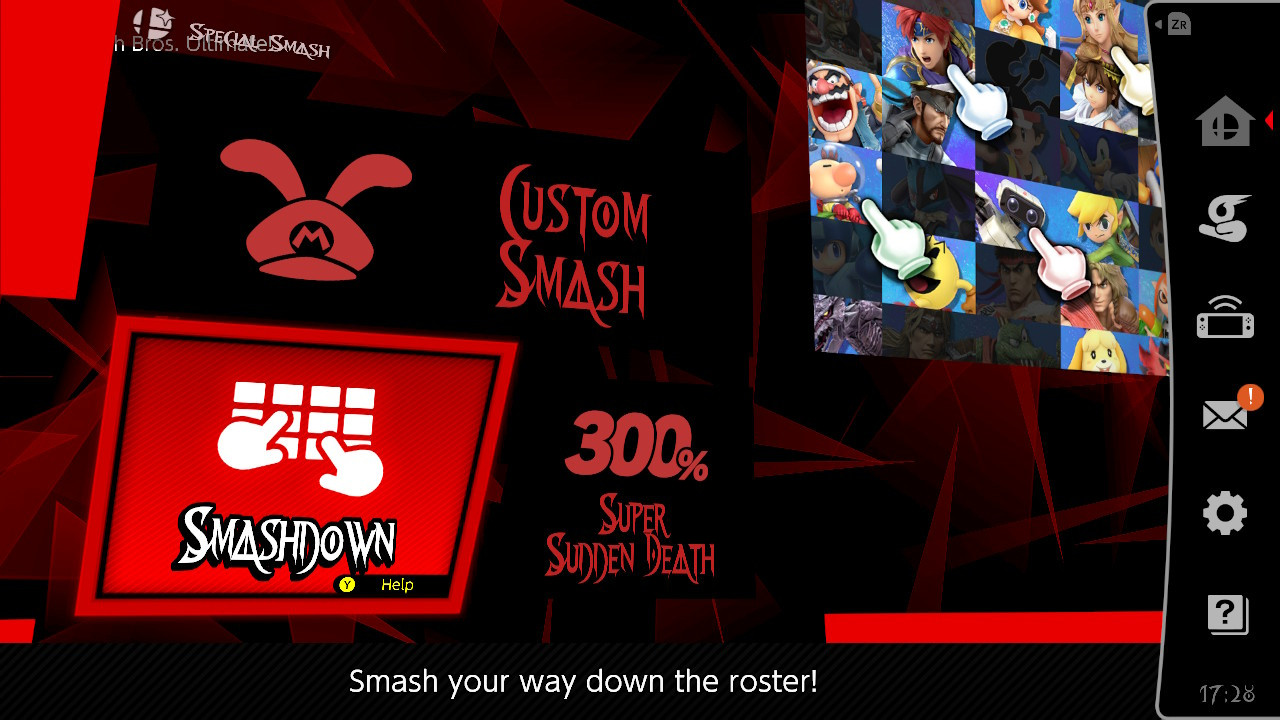 Dark Transparent Menu (Omega Mode) [Super Smash Bros. Ultimate] [Mods]