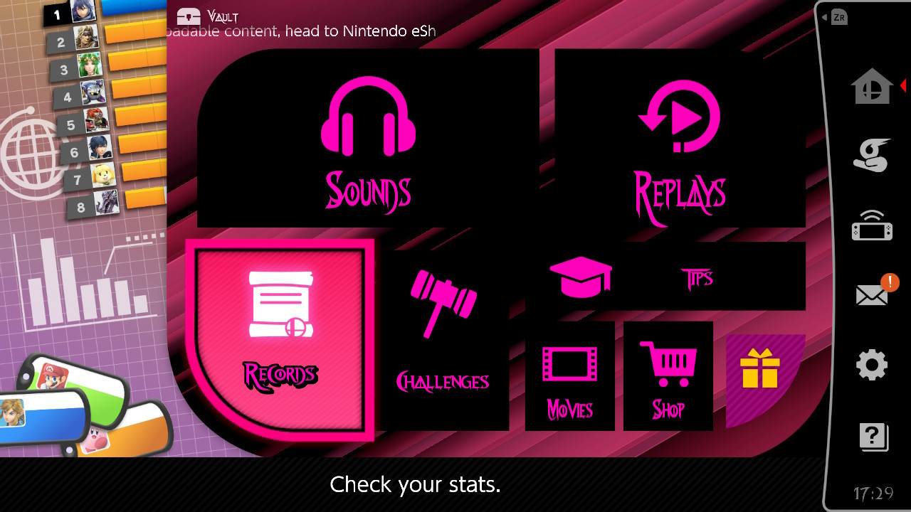 Dark Transparent Menu (Omega Mode) [Super Smash Bros. Ultimate] [Mods]