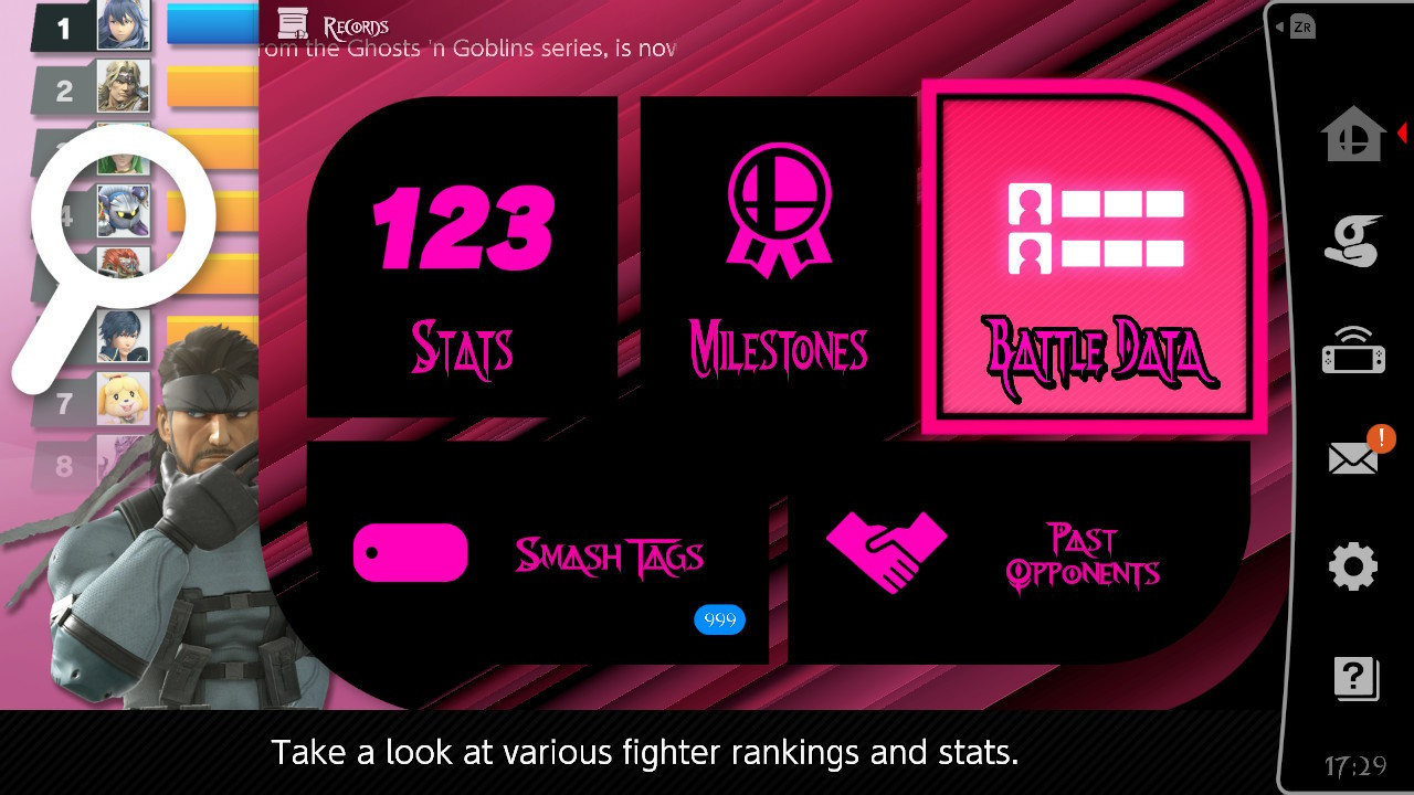 Dark Transparent Menu (Omega Mode) [Super Smash Bros. Ultimate] [Mods]