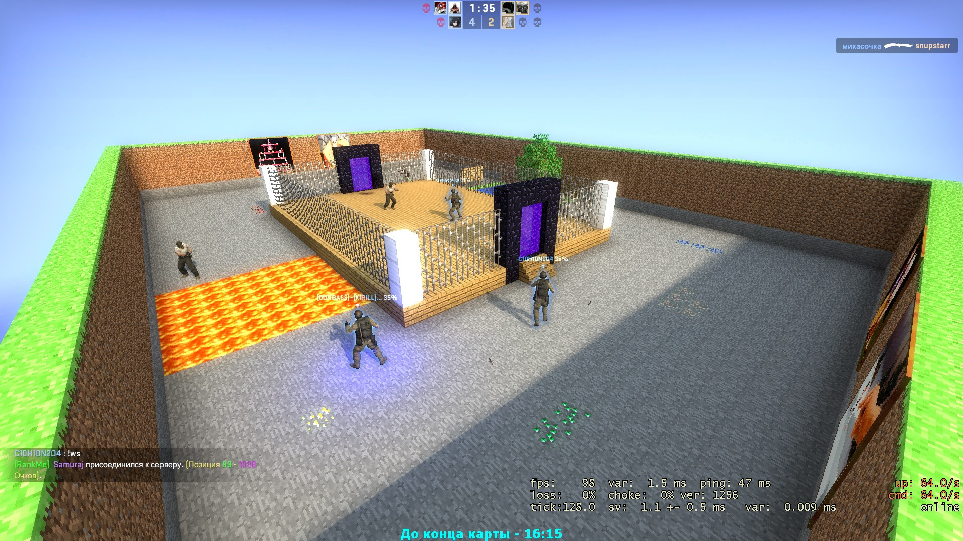 35hp_minecraft_ring_km [Counter-Strike: Global Offensive] [Mods]