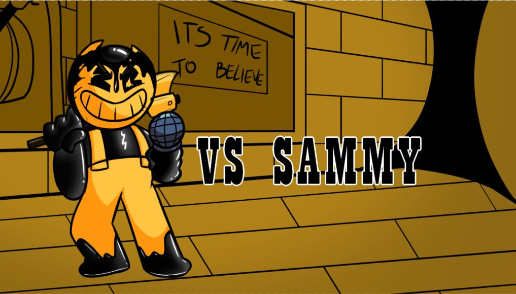 BATIM Vs Sammy fnf skin over Skid & Pump [Friday Night Funkin'] [Mods]